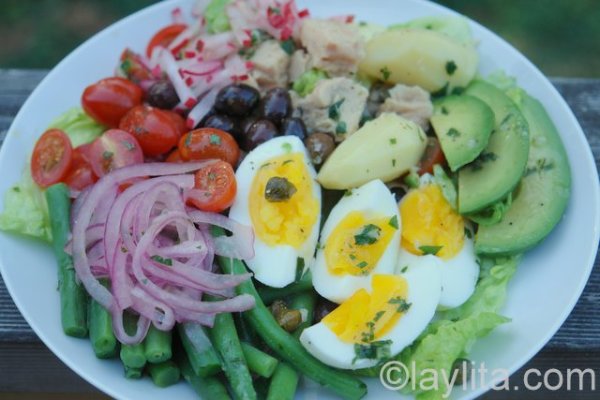 Ensalada nicoise francesa o ensalada nizarda – Recetas en Español