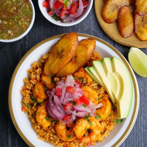 Arroz con camarones - Recetas de Laylita