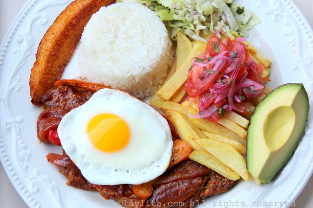 Receta de churrasco ecuatoriano