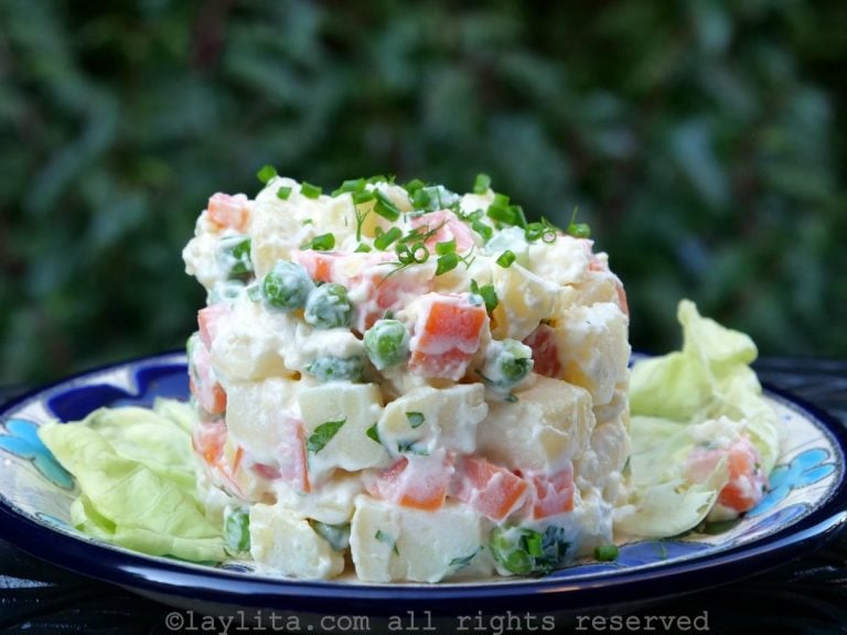 Ensalada de gallina (Receta venezolana) | Laylita.com – Recetas de Cocina