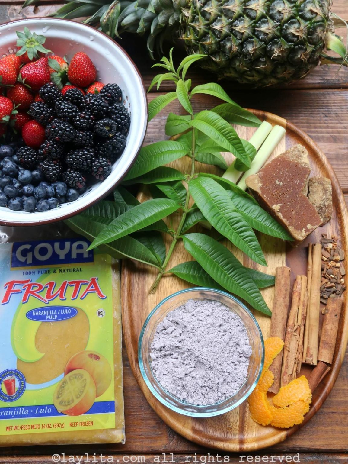 Colada morada ecuatoriana - Recetas de Laylita