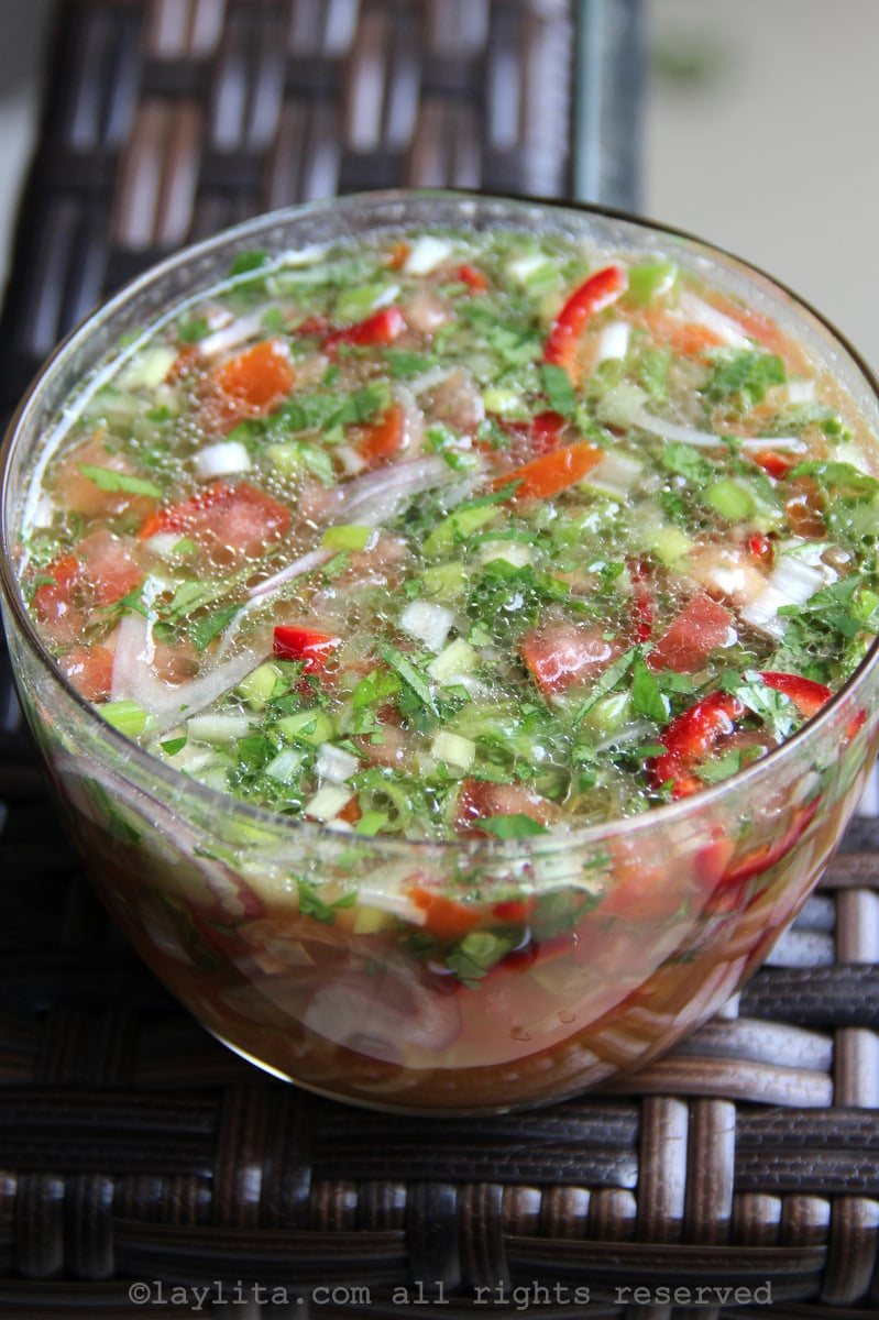 Receta del agrio ecuatoriano - Recetas de Laylita