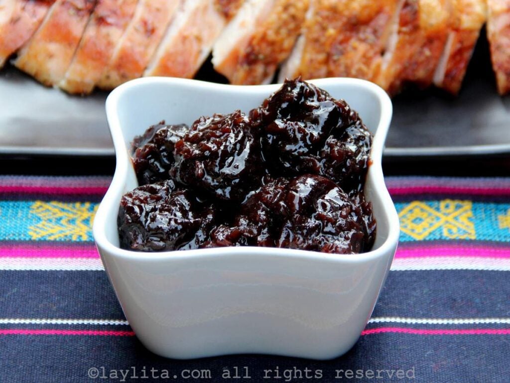 Receta de la salsa de ciruelas - Recetas de Laylita