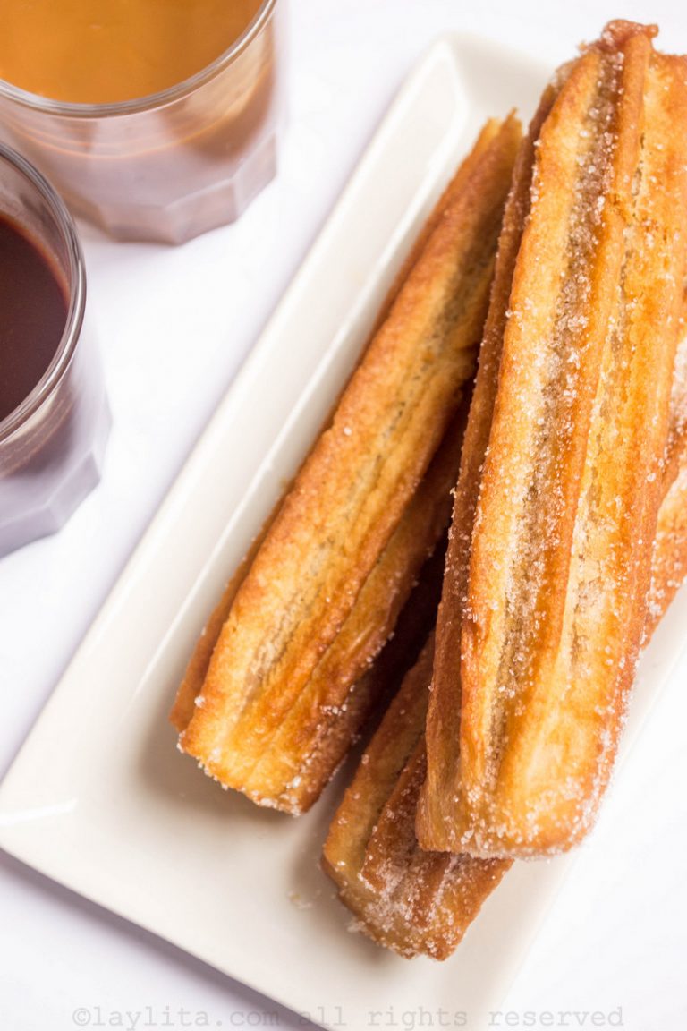 Churros caseros | Recetas de Laylita
