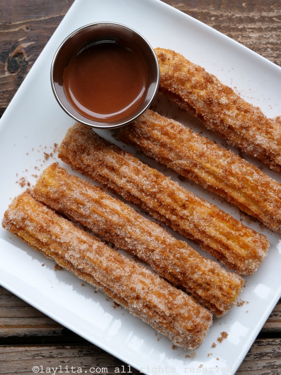 Churros caseros | Recetas de Laylita