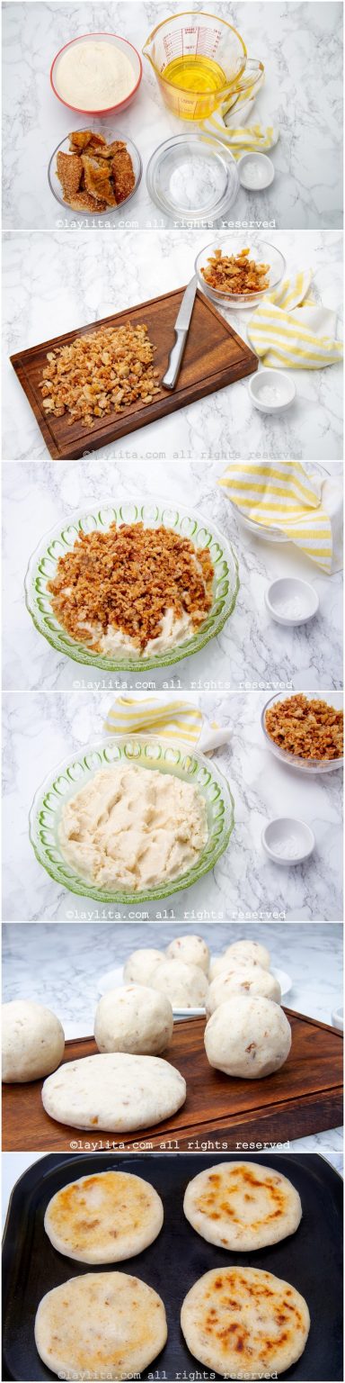 Arepas de chicharrón | Laylita.com – Recetas de Cocina