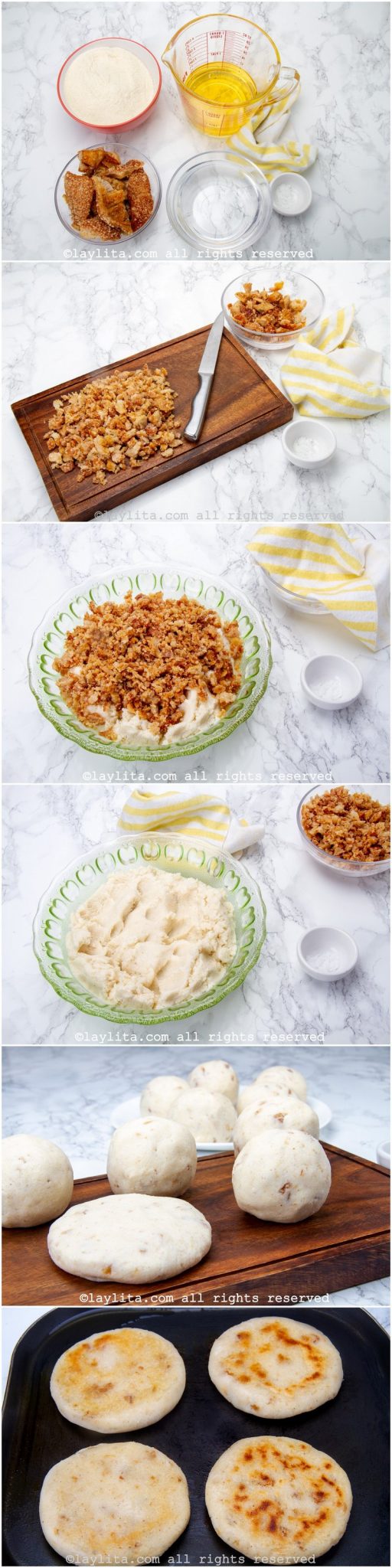 Arepas de chicharrón | Laylita.com – Recetas de Cocina