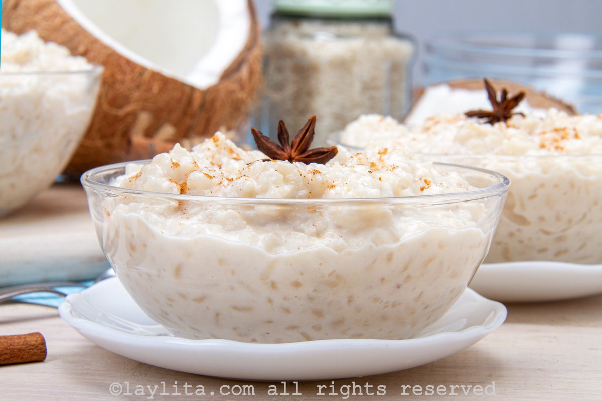 Arroz con coco {Dulce} | Laylita.com – Recetas de Cocina