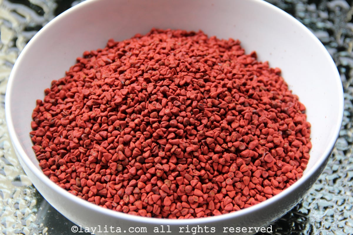 Achiote, onoto, bija, anato – Laylita.com – Recetas de Cocina