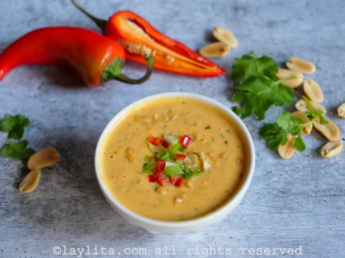 Ají de maní {Salsa picante de cacahuate} | Laylita.com – Recetas de Cocina