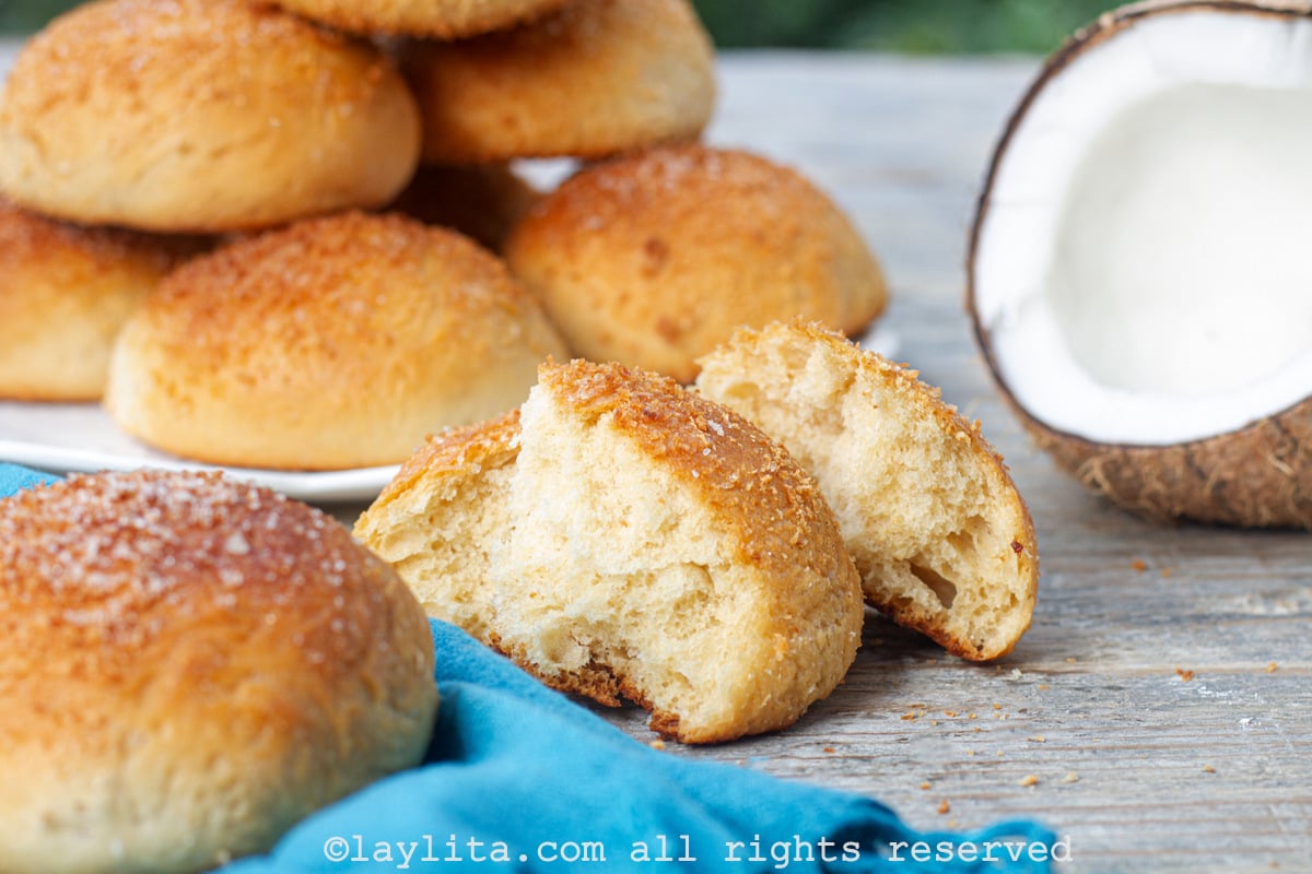 Pan de coco | Laylita.com – Recetas de Cocina