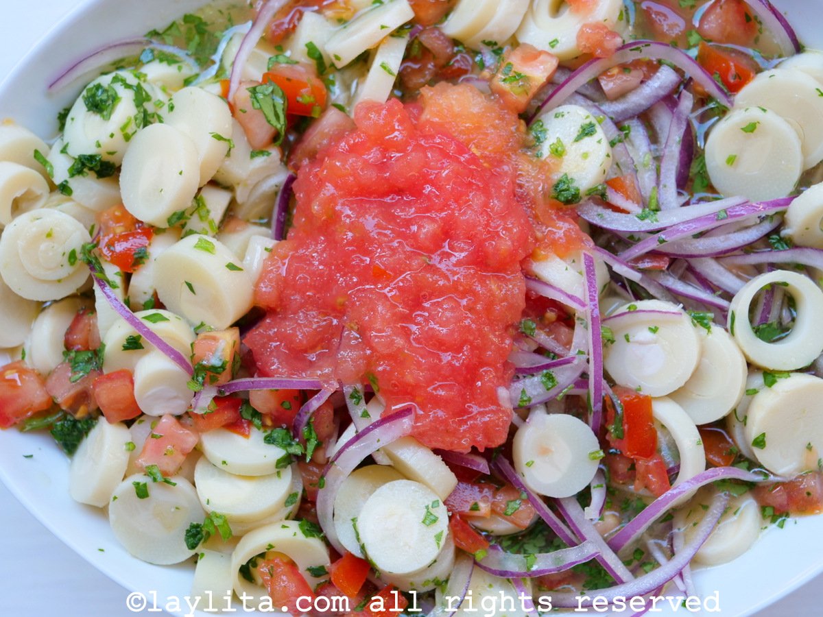 Ceviche de palmito | Laylita.com – Recetas de Cocina