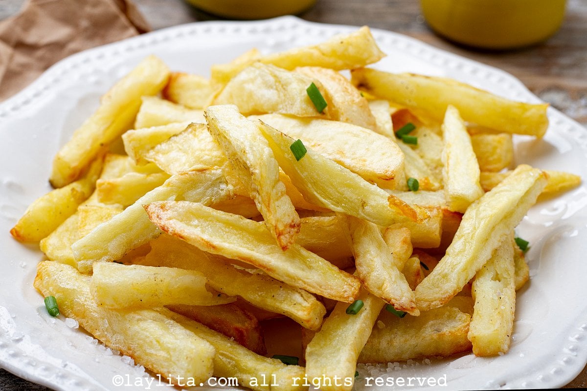 Papas fritas en la freidora de aire | Laylita.com – Recetas de Cocina