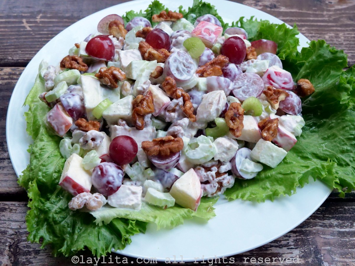 Ensalada Waldorf Con Pollo Recetas De Cocina