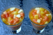 Come y bebe o ensalada de frutas - Recetas de Laylita