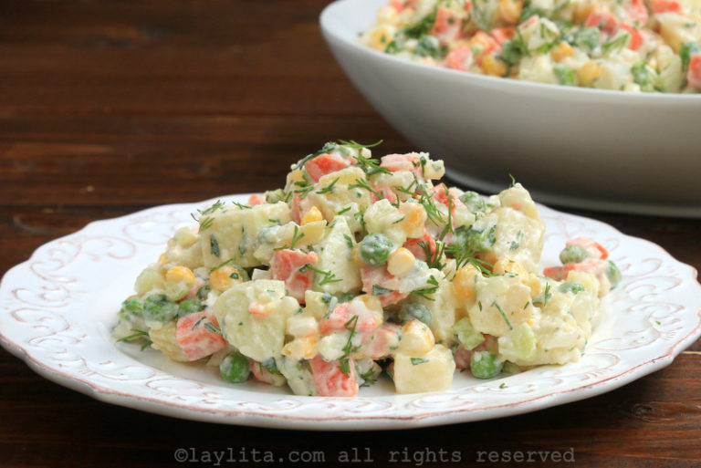 Ensalada rusa potato salad - Laylita's Recipes