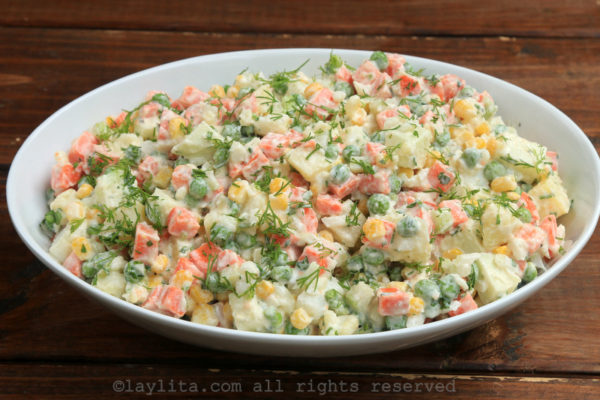 Ensalada rusa potato salad - Laylita's Recipes