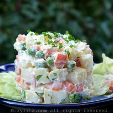 Ensalada rusa potato salad - Laylita's Recipes