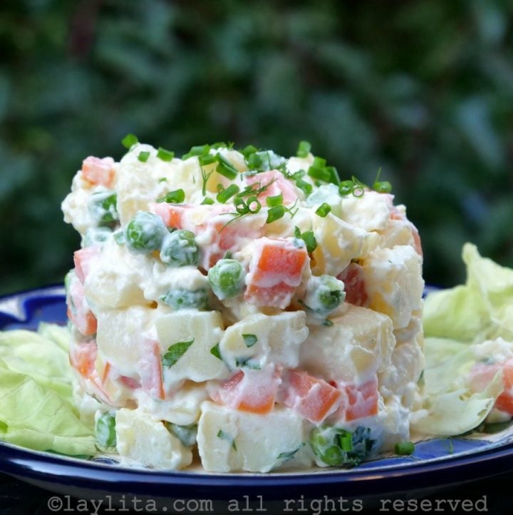 Ensalada rusa potato salad - Laylita's Recipes