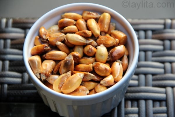 Maiz tostado or South American toasted corn nuts