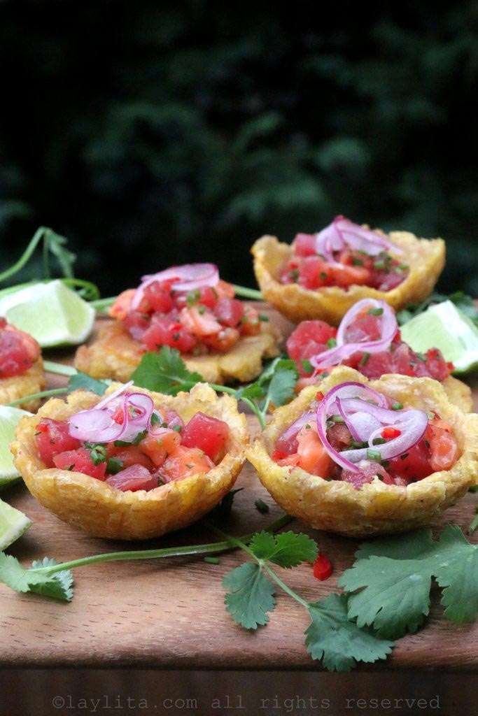 Salmon and tuna poke inspired ceviche – Laylita's Recipes
