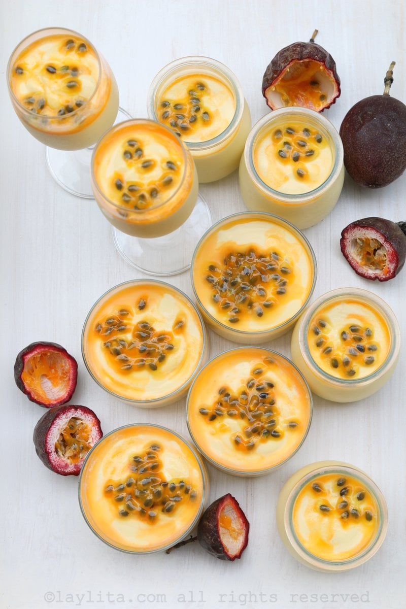 Easy passion fruit mousse – Laylita's Recipes