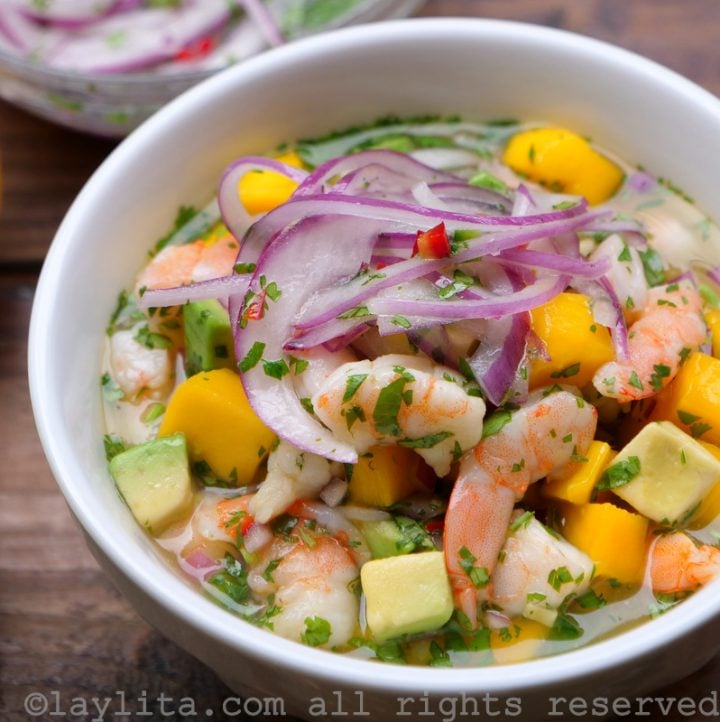 Shrimp in coconut sauce (Encocado de camaron) – Laylita's Recipes