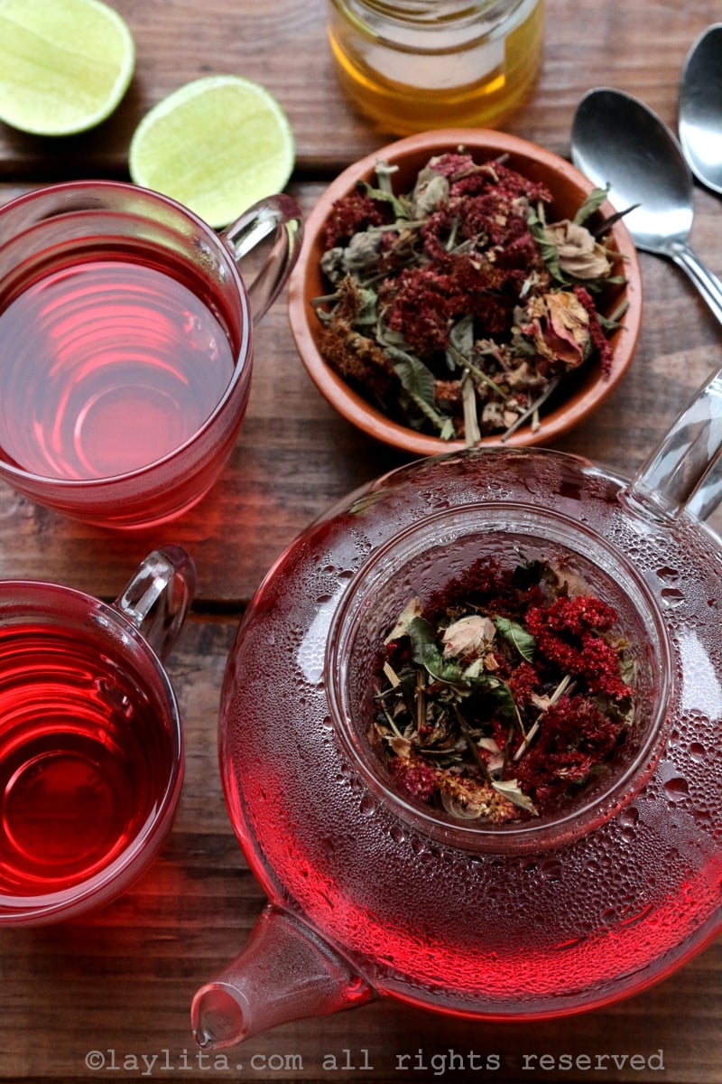 Horchata lojana: Ecuadorian herbal tea drink - Laylita's Recipes