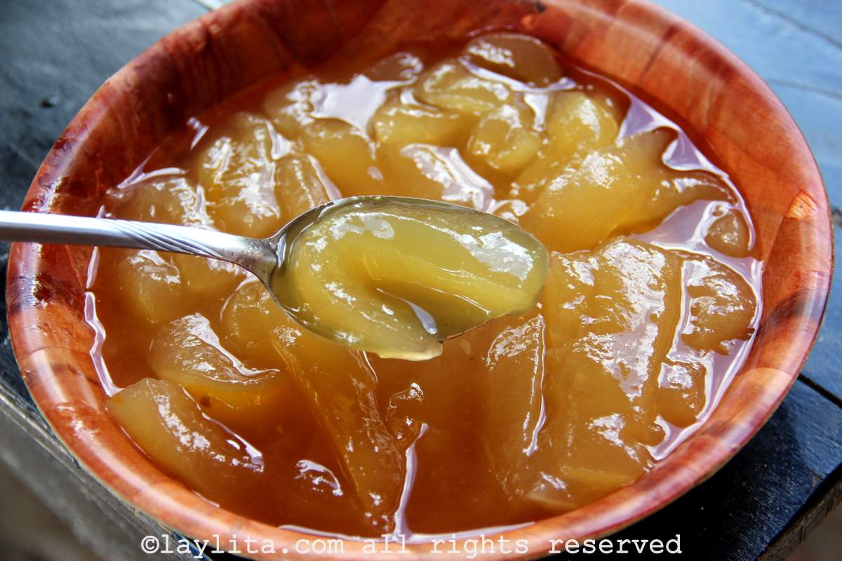 Dulce de Babaco (Ecuadorian babaco or mountain papaya preserves ...