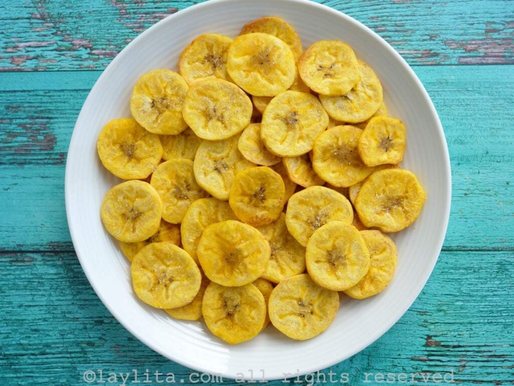 Air Fryer Plantain Chips (Chifles, Mariquitas) – Laylita's Recipes