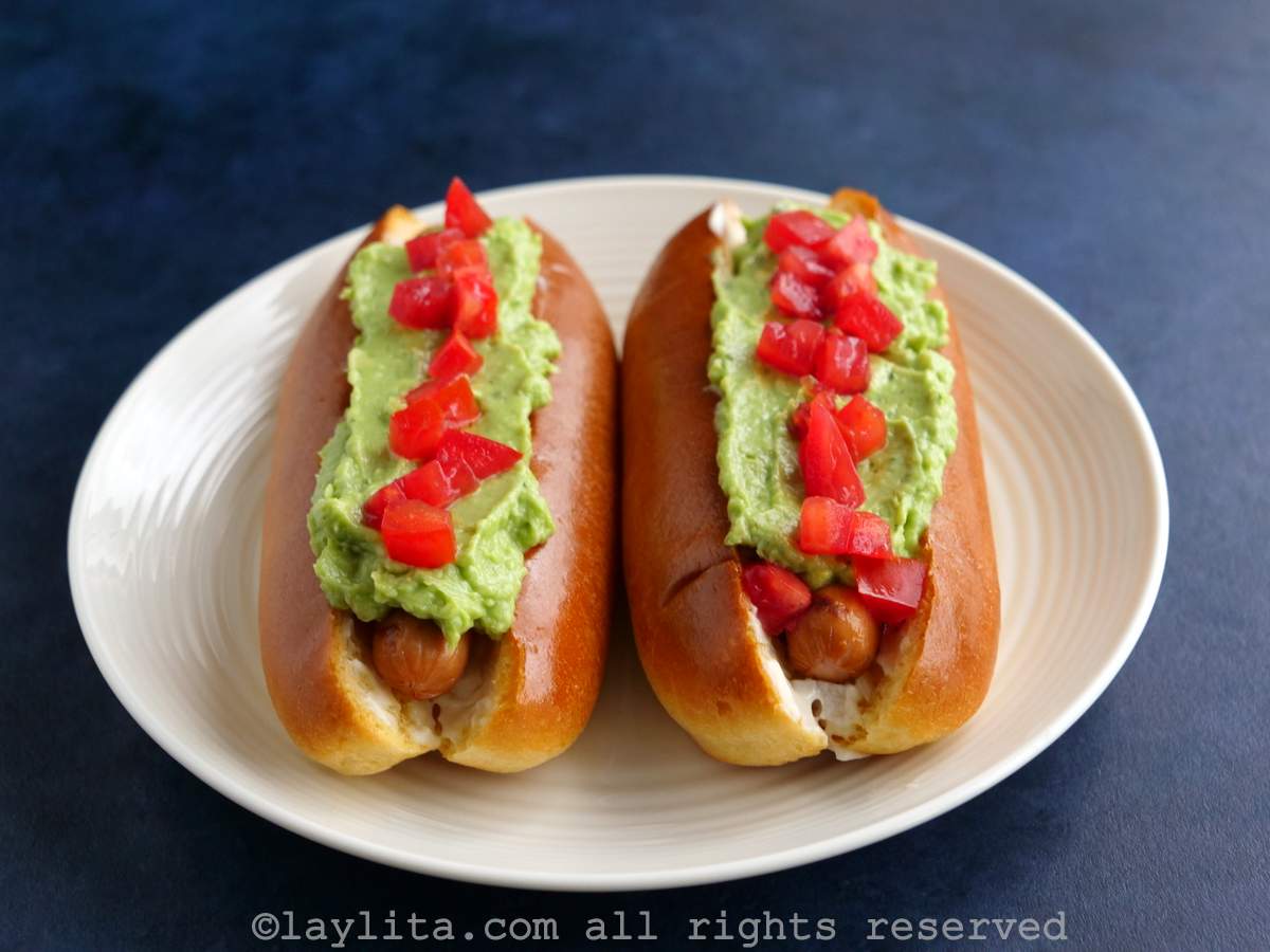 Chilean Completos (Hot dogs with avocado) – Laylita's Recipes
