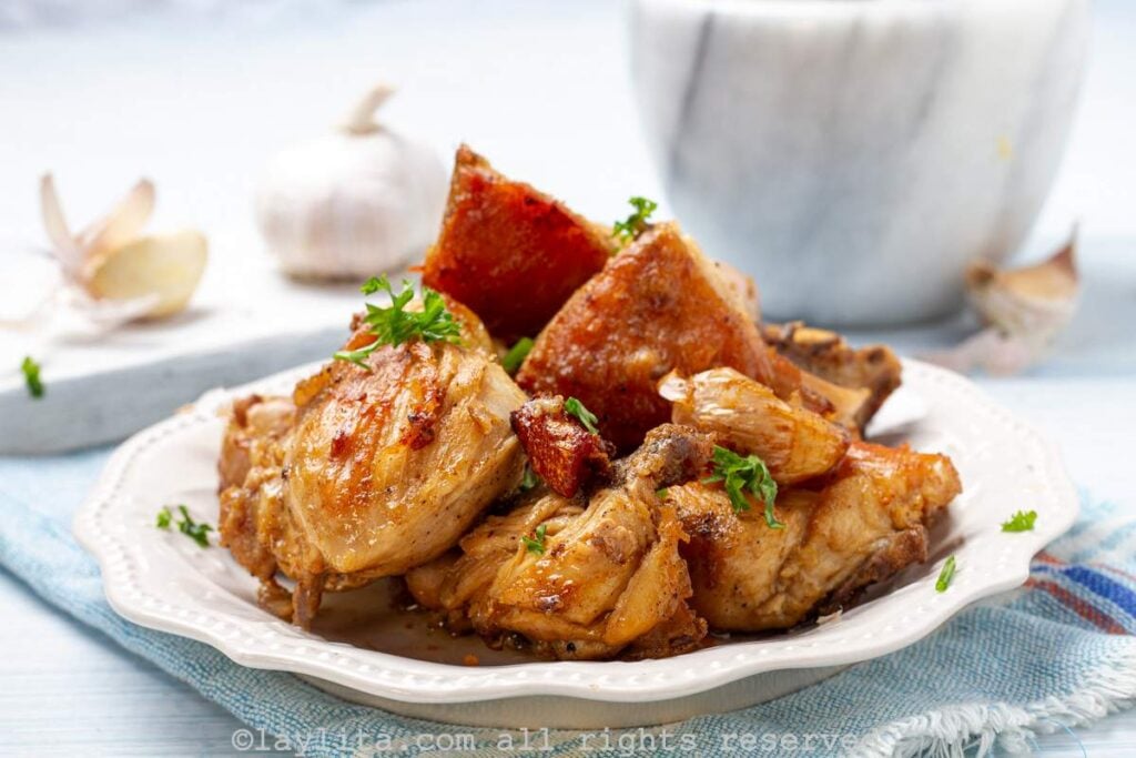 Pollo al Ajillo - Spanish Garlic Chicken – Laylita's Recipes