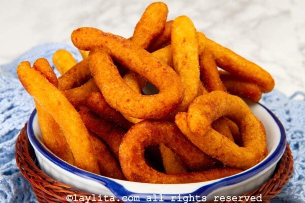 Venezuelan Mandocas (Ripe Plantain and Cornmeal Fritters) – Laylita's ...