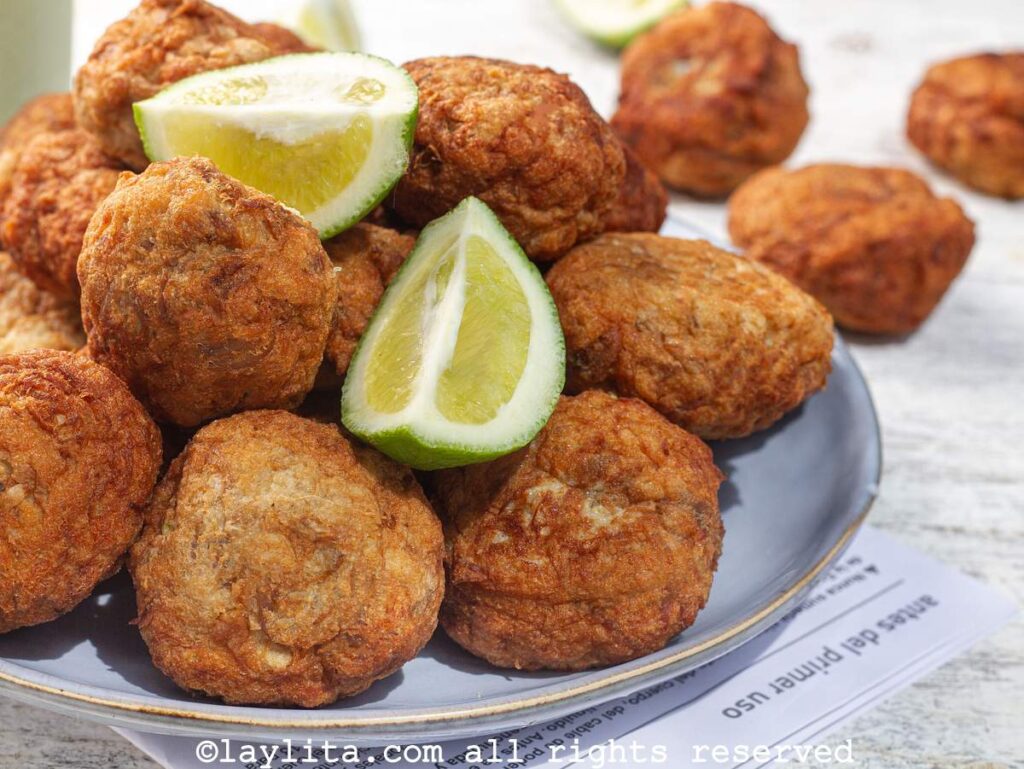 Salt cod fritters (Buñuelos de bacalao) – Laylita's Recipes